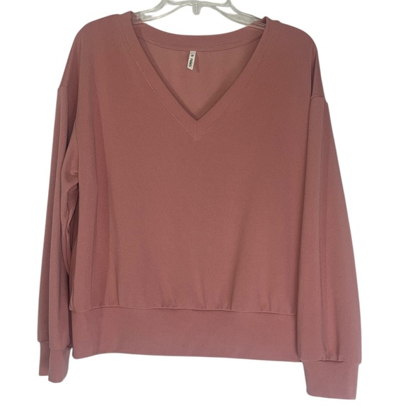HALARA | Tops | Halara Drop Shoulder Vneck Top Size Medium Guc | Poshmark